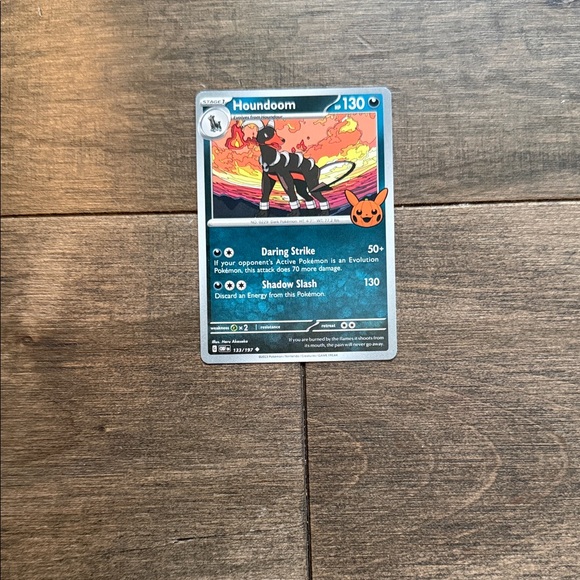 Pokemon | Other | Pokemon Houndoom Card With Blue And Black Design ...
